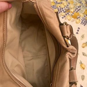 Chloe | Bags | Authentic Chloe Large Bay Bag Beige Leather | Poshmark